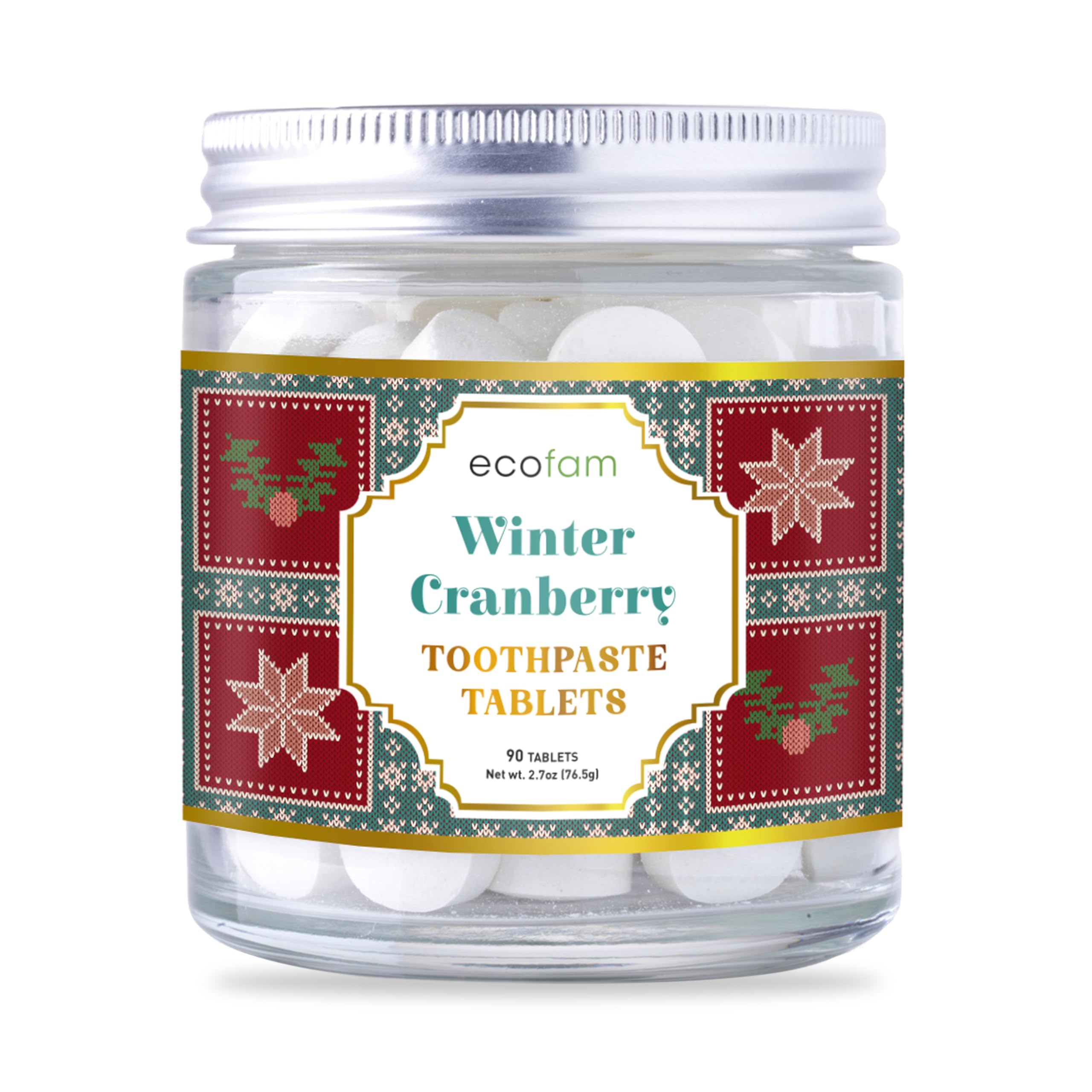 Amazon.com: Ecofam Toothpaste Tablets – Winter Cranberry | Chewable ...