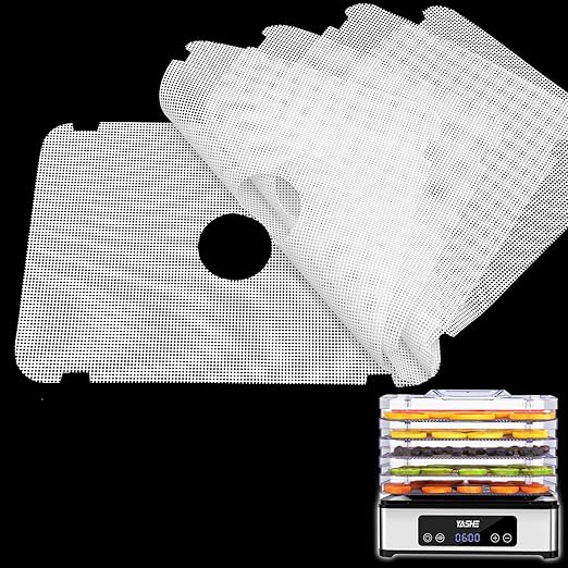 Amazon.com: GUCUJI Silicone Dehydrator Sheets for YASHE Food Dehydrator ...