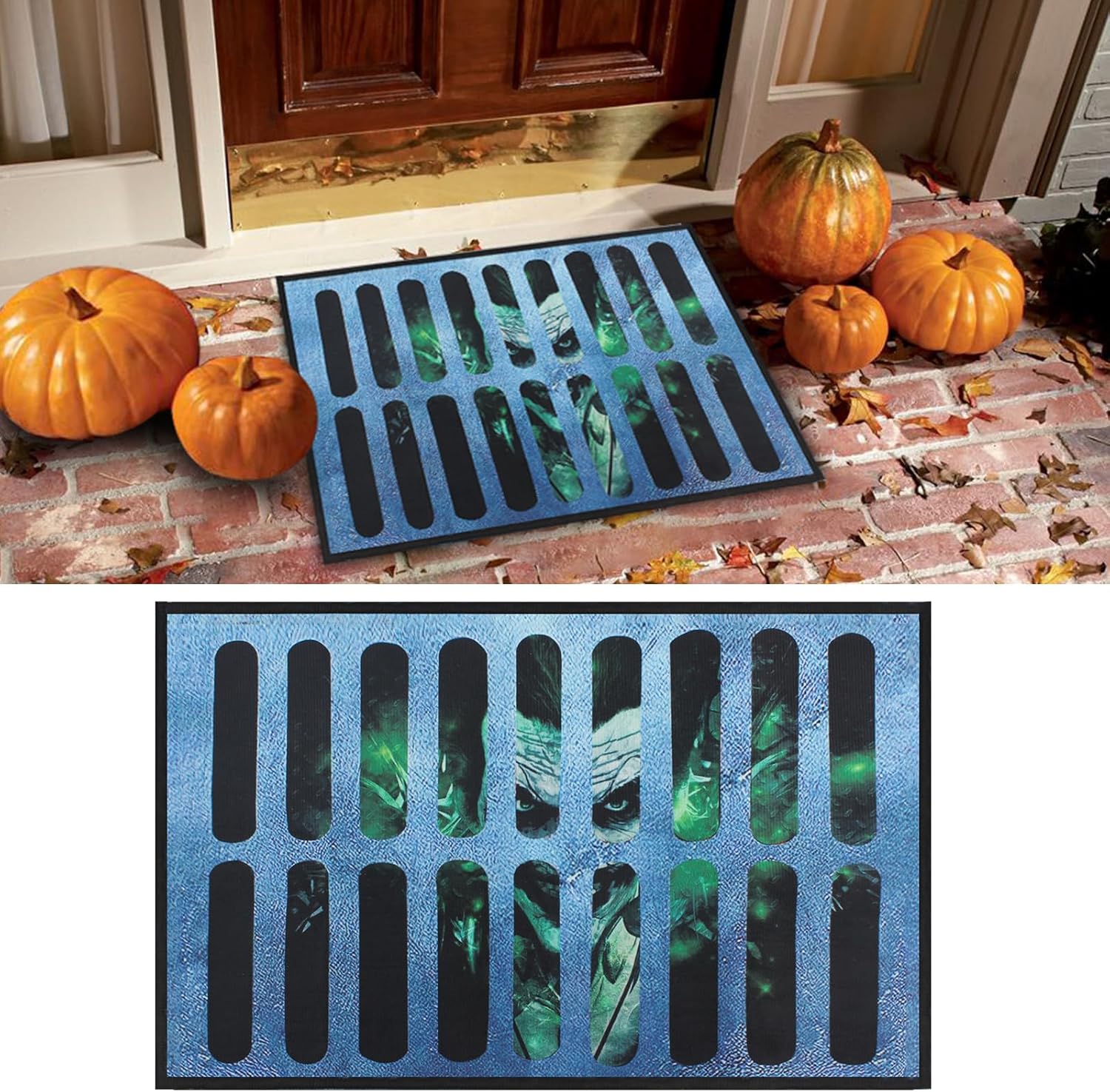 Amazon.com: Halloween Door Mat 3D Illusion Clown Halloween Welcome Mat ...