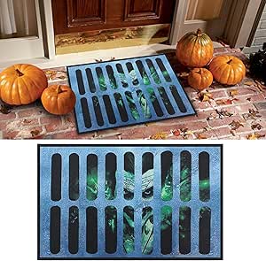 Amazon.com: Halloween Door Mat 3D Illusion Clown Halloween Welcome Mat ...