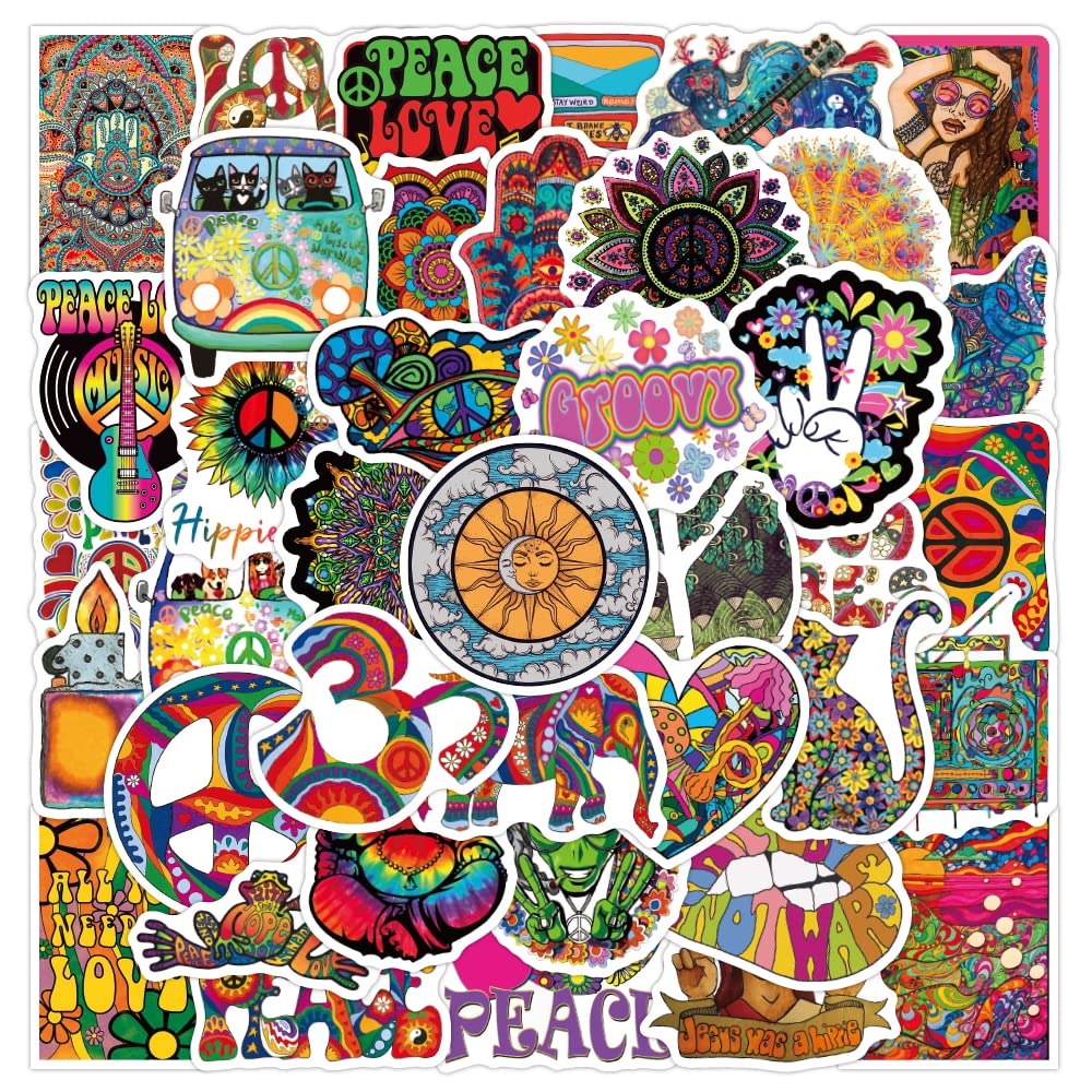 Snapklik.com : Hippie Psychedelic Stickers,Trippy Stickers For Adults ...