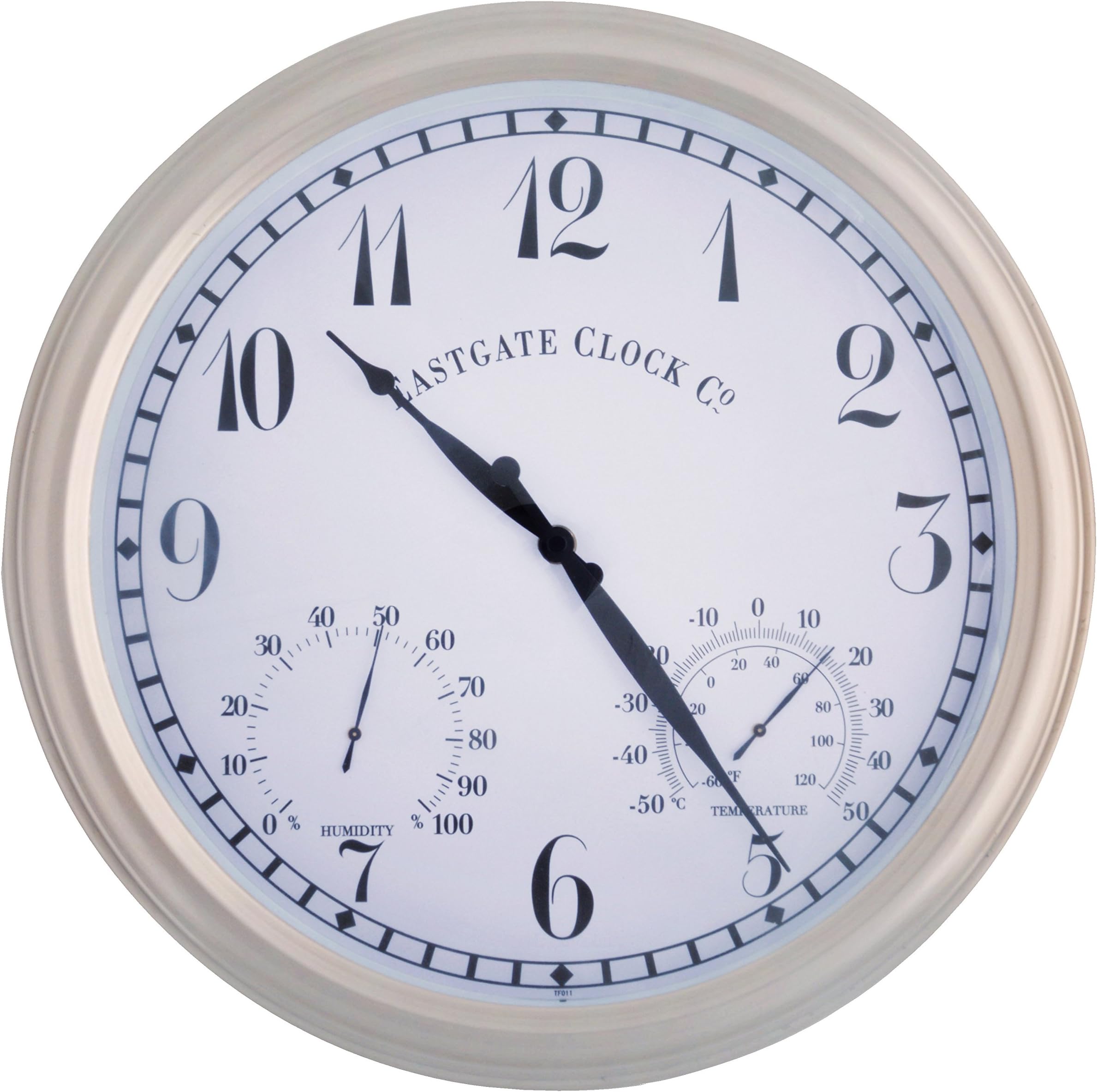 LARGE OUTDOOR GARDEN WALL CLOCK BIG ROMAN NUMERALS GIANT OPEN COGS FACE ...