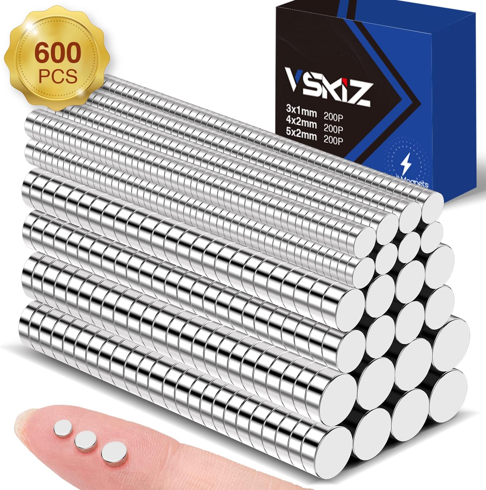 Amazon.com: magpross 20 Pieces 10 x 4mm Multi-use Refrigerator Magnets ...