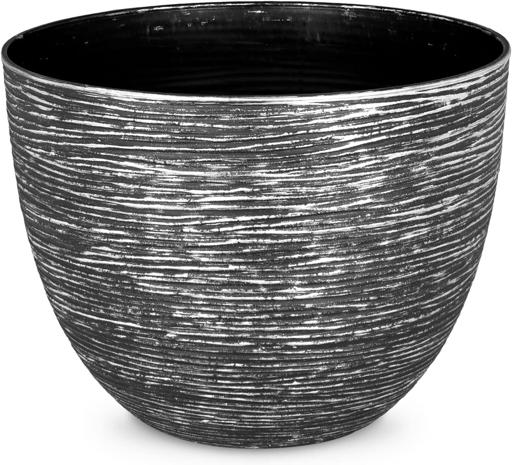 Stewart 5107031 32 cm Round Lead Effect Planter - Pewter : Amazon.co.uk ...