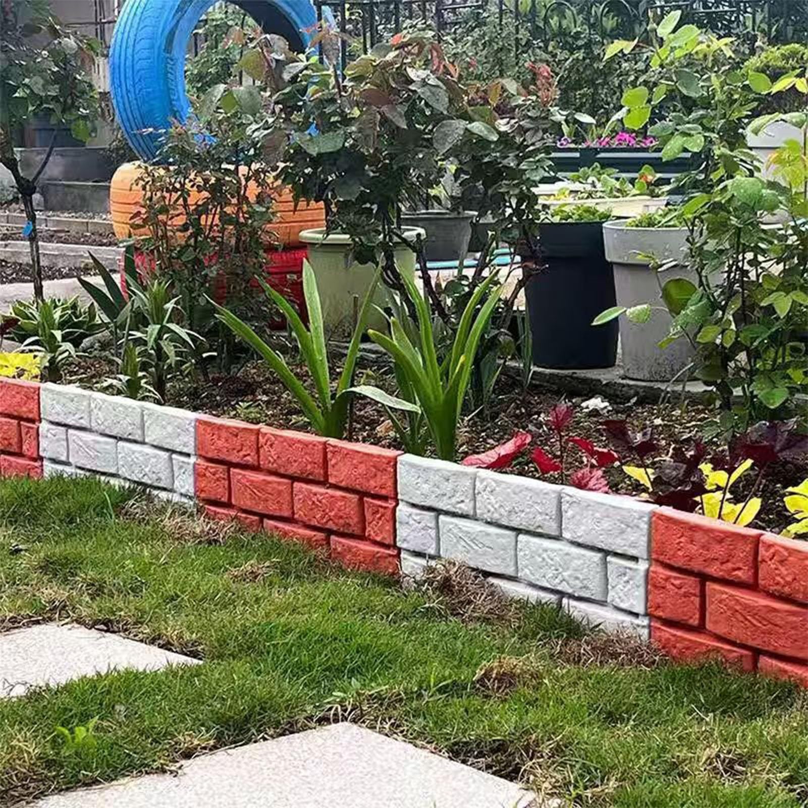 Block Lawn Edging Border