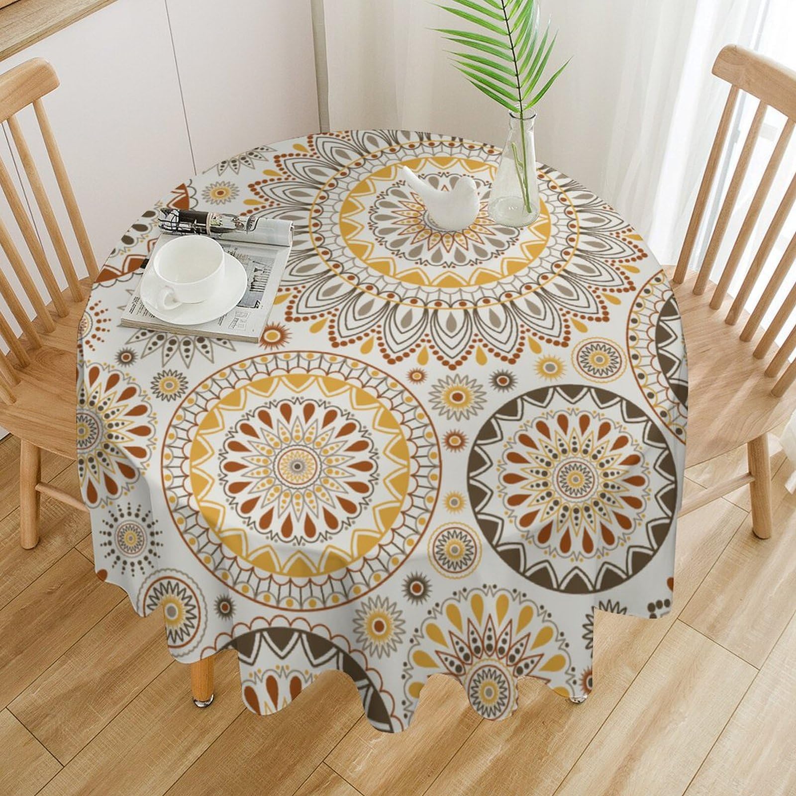 Amazon.com: ShiTingYu Boho Kitchen Party Tablecloths, Geometric ...