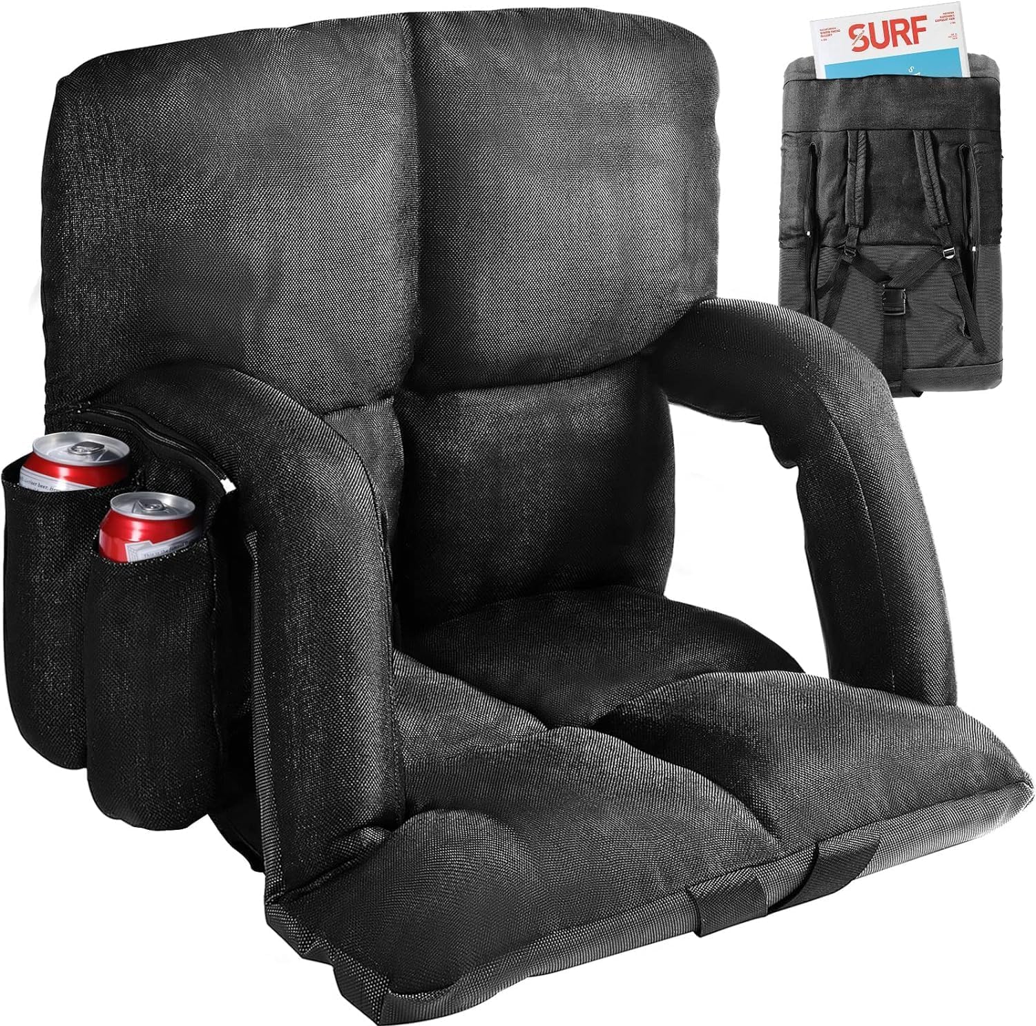 Amazon.com: TOPSKY Stadium Seat with Back Support, Extra Wide 21.2 ...
