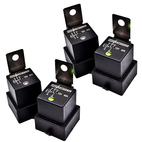 HD Switch -4 Pack- AT75769 AM106305 Waterproof 40A Relay w/LED ...