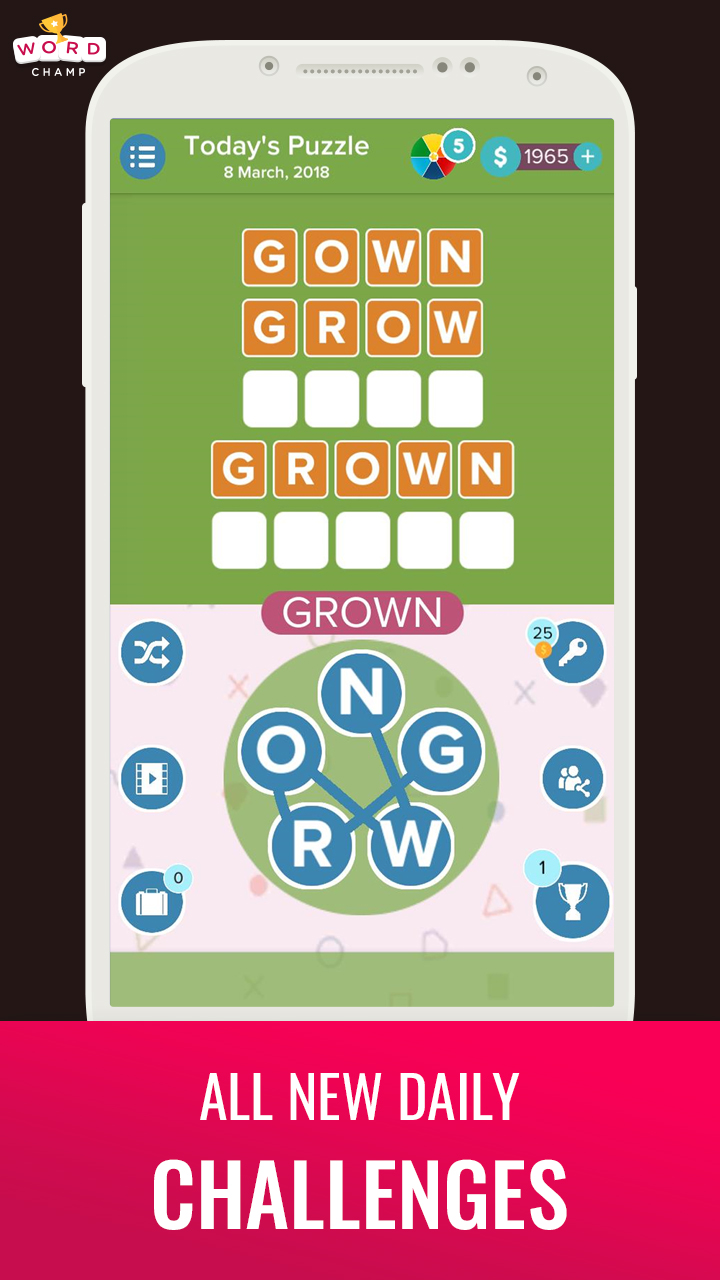Word Champ - Free Word Games & Word Puzzle Games. Ad Free Word Game ...