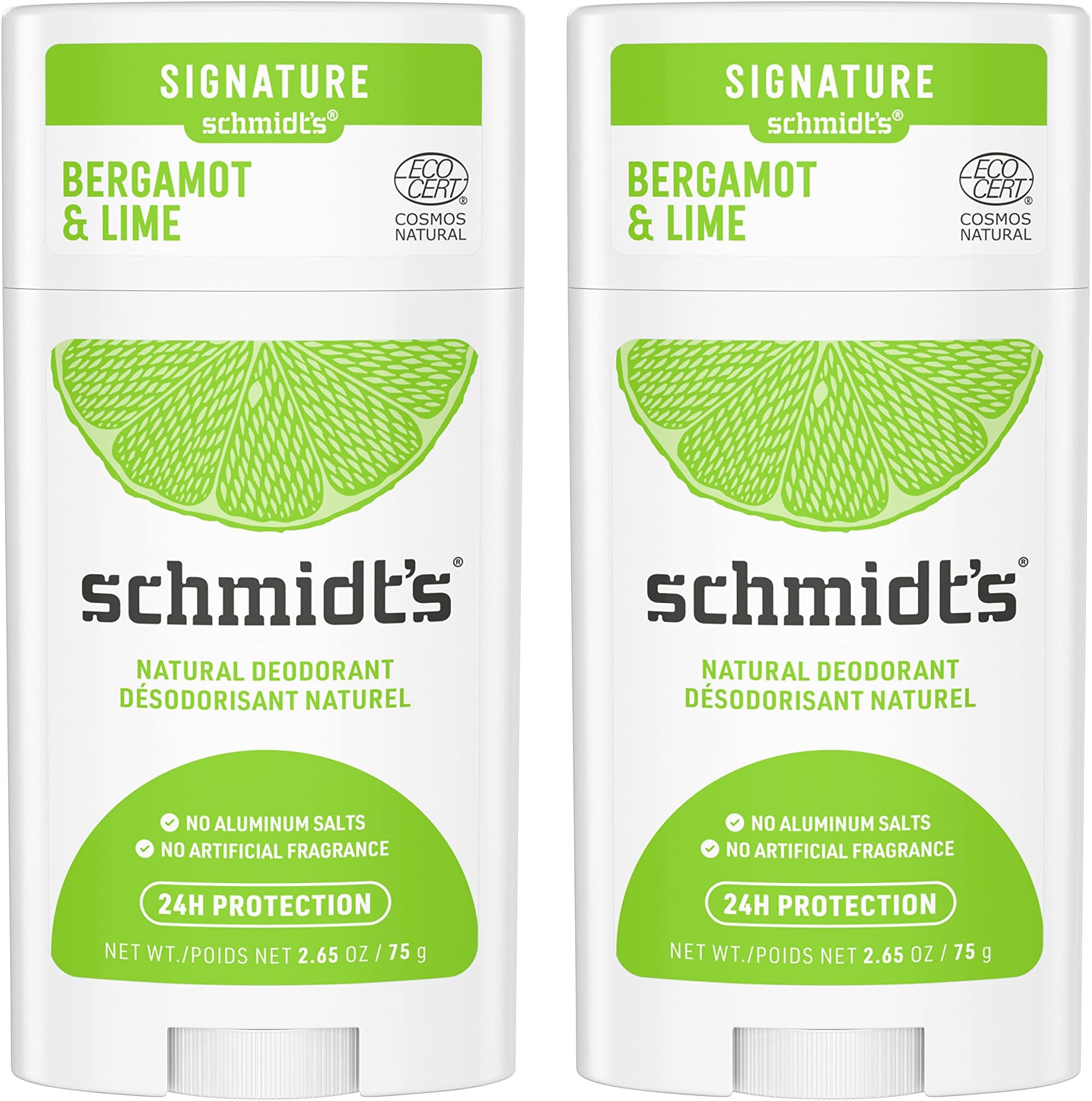 Amazon.com : Schmidt's Natural Deodorant, Fragrance-Free, 2 Ounce ...