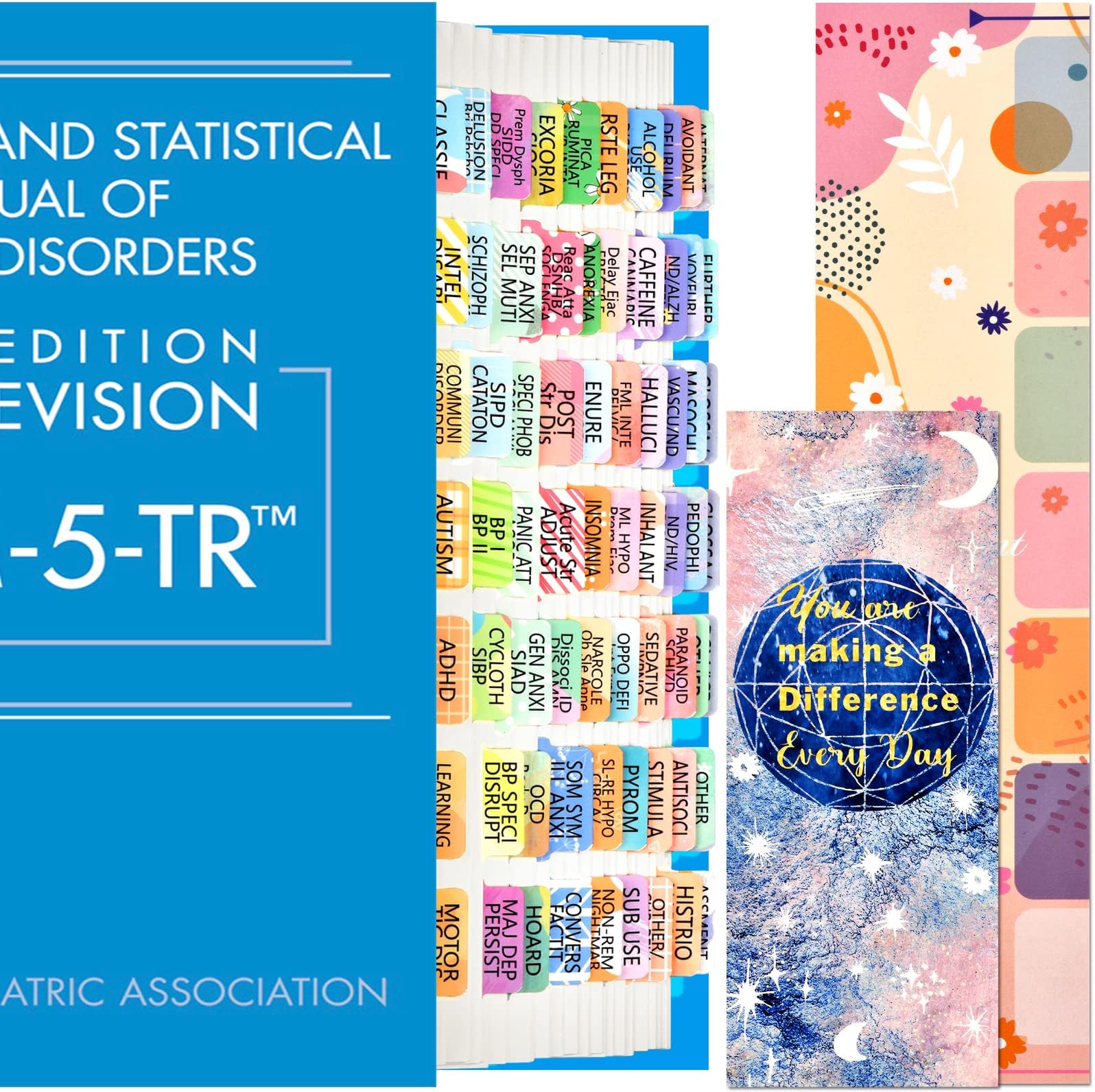 Amazon.com : Upgraded Index Tabs for DSM-5-TR 2022, Color-Coded ...