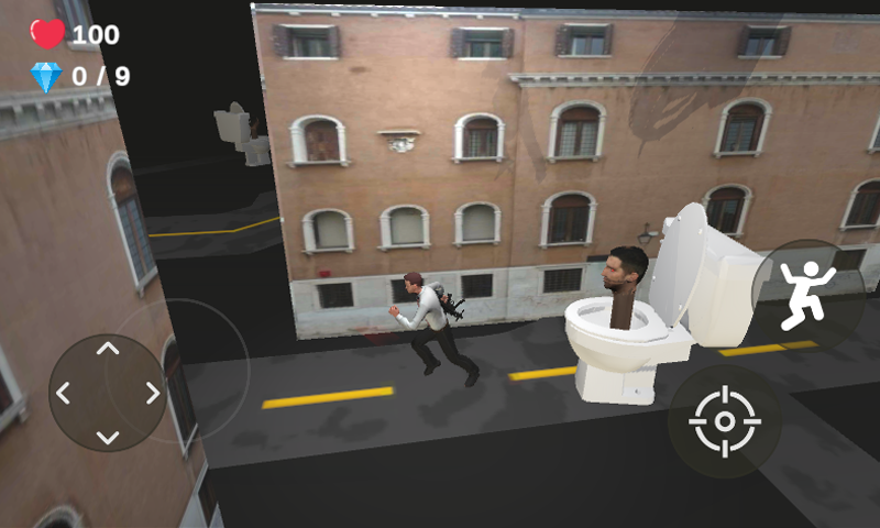 Laser Eye Shoot Monster Toilets Run Escape Scary Sandbox Game ...