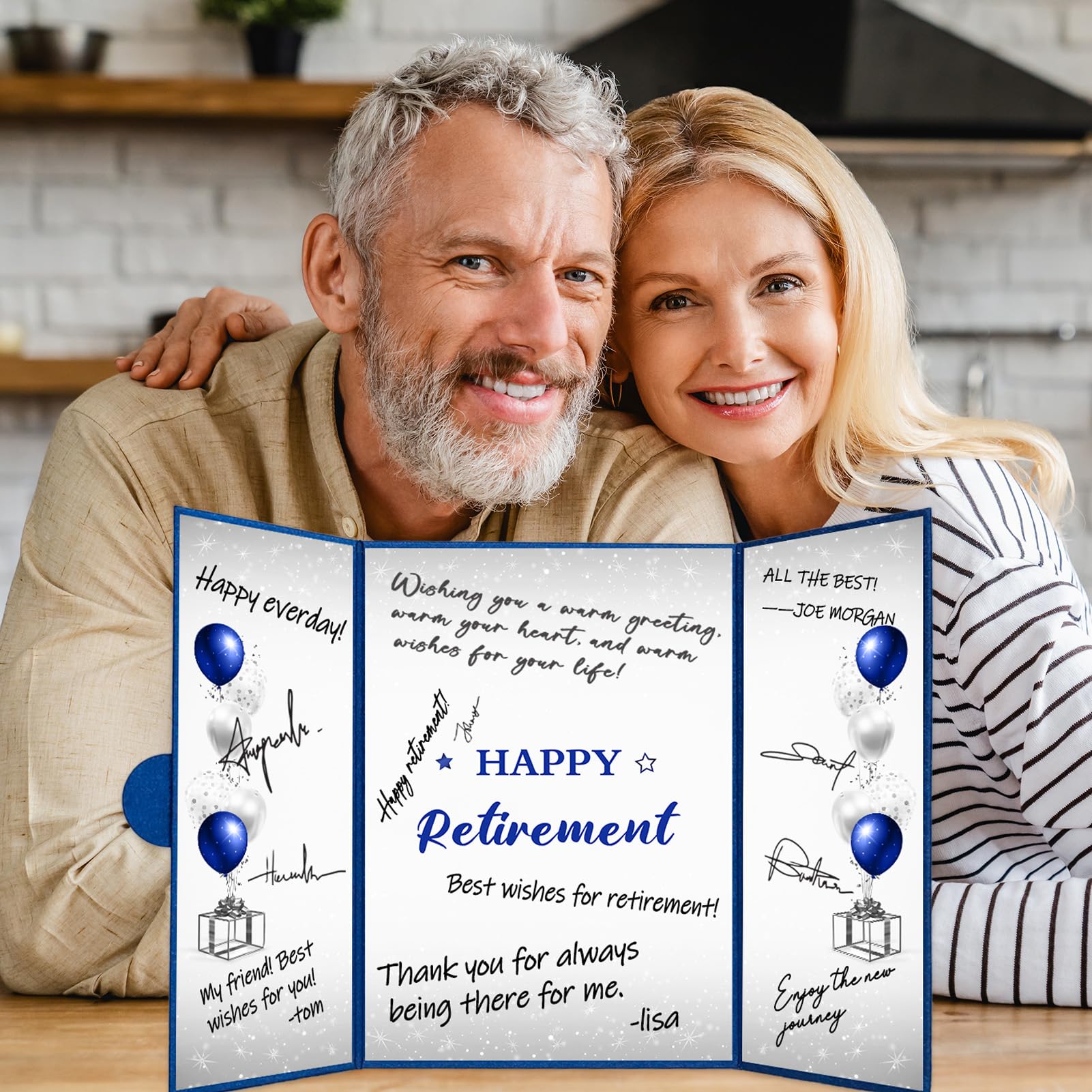 Snapklik.com : Retirement Party Decorations, Creative Retirement Guest Book Alternative, Blue ...