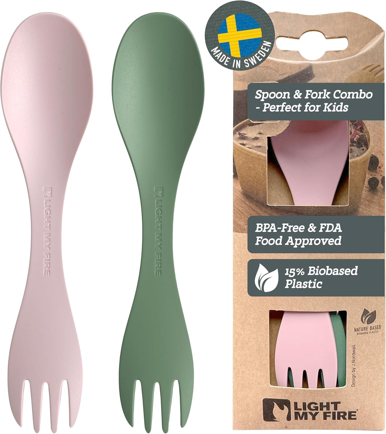 Amazon.com: Light My Fire Spork Little Colored Sporks 2-in-1 Hard ...