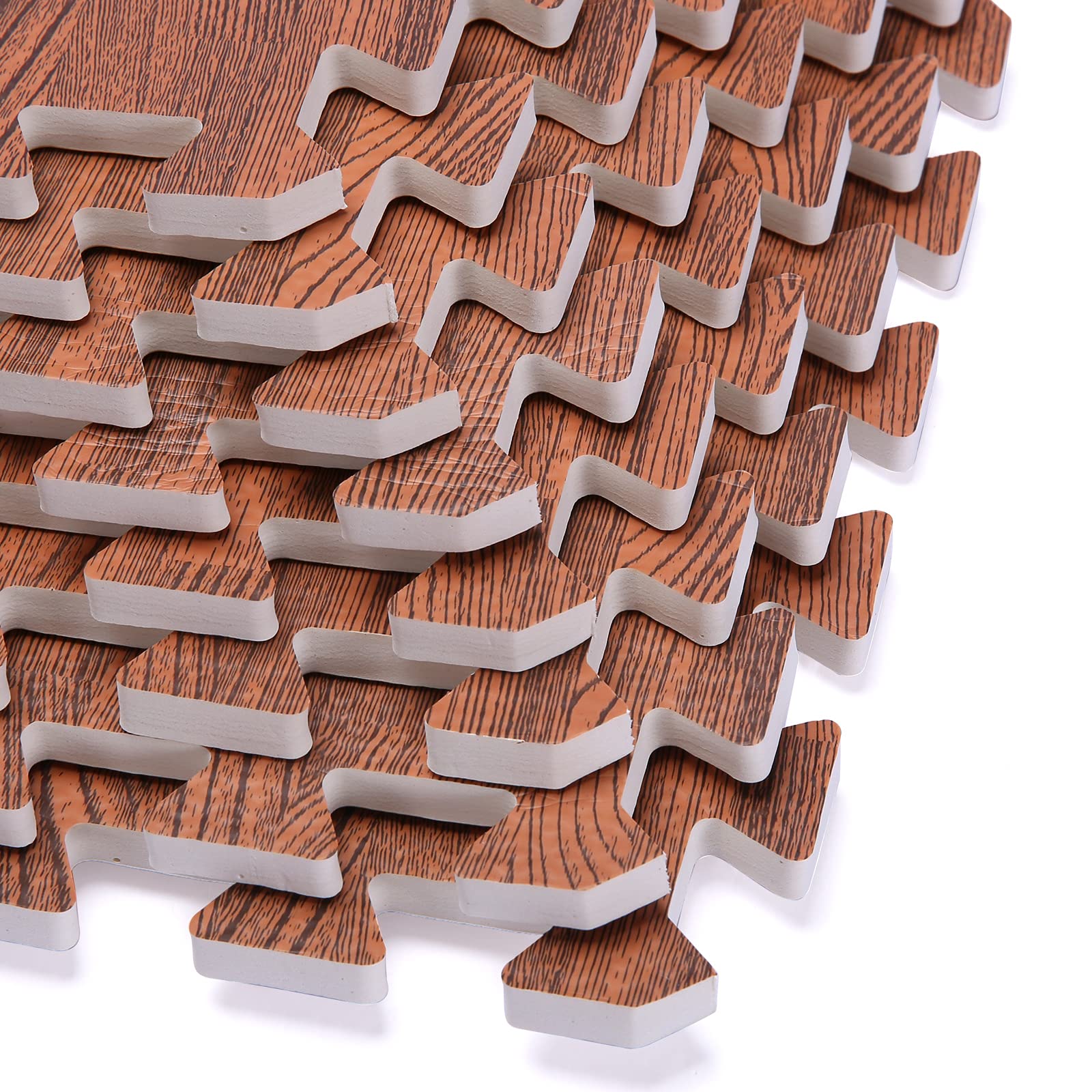 Snapklik.com : Tamiplay 16 Tiles Wood Grain Floor Mats, Foam ...