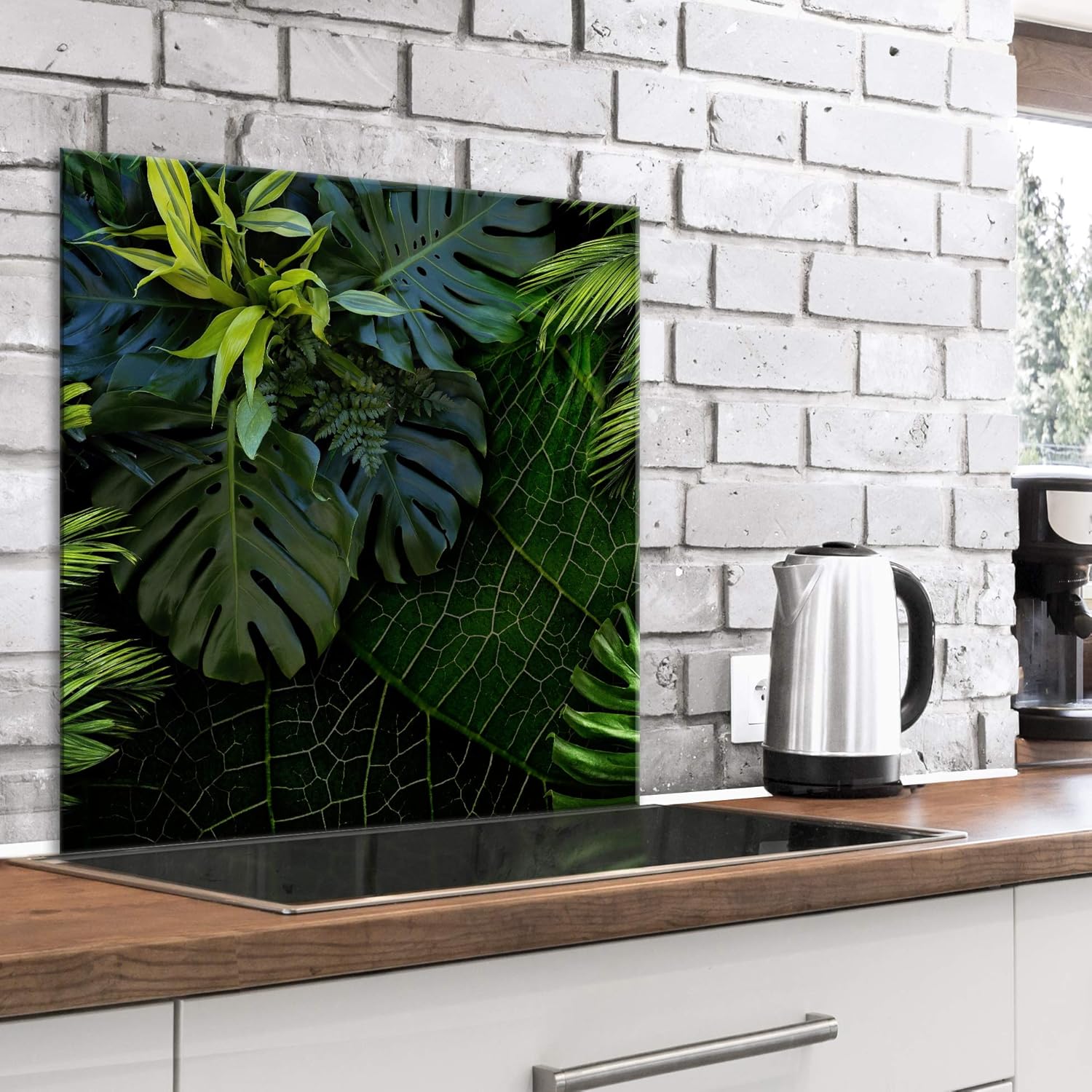 murando Glass Splashback for Kitchen Backsplash Cooker Protector ...