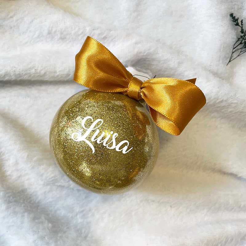 Esferas Navideñas Personalizables | Varios Colores | Vidrio Soplado ...