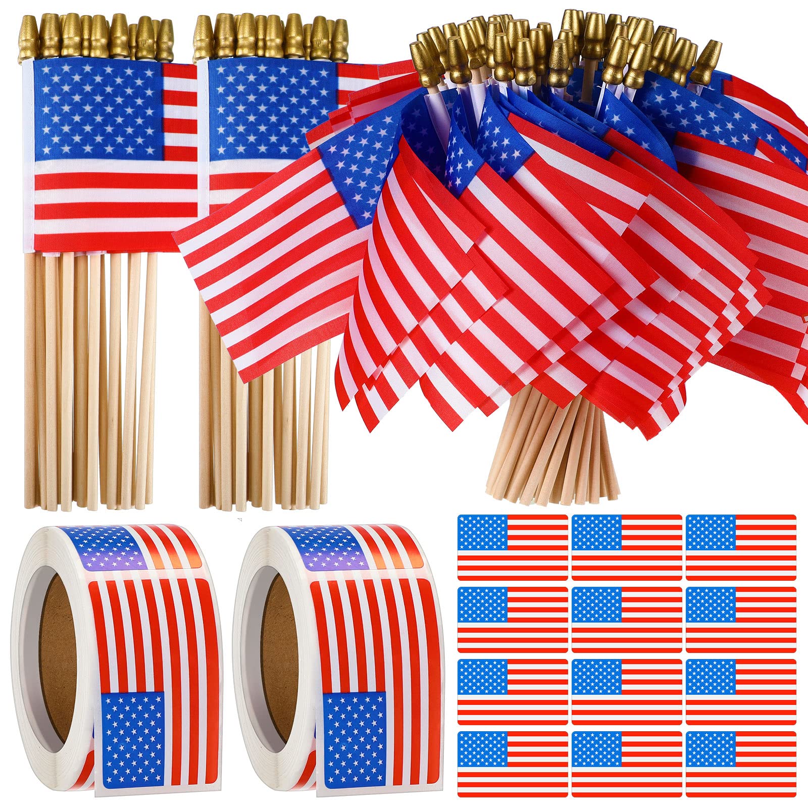Mini Bandera Americana Imprimible