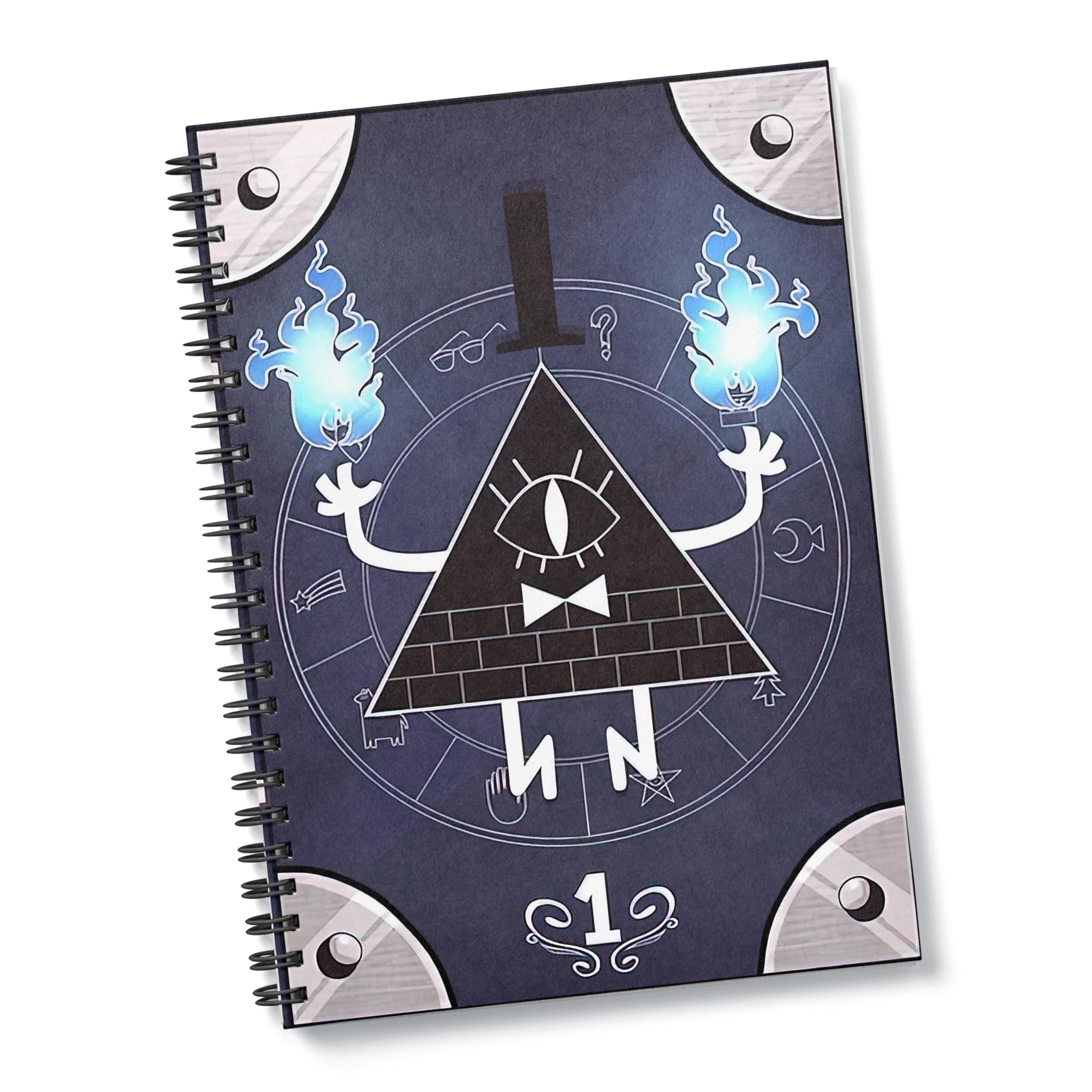 MOGUL Gravity Falls Cipher Journal 1 Wirebound Spiral A5 [5.8x8.3 Inch ...