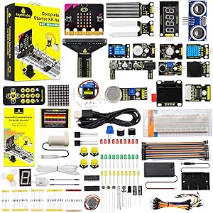 KEYESTUDIO Kit de inicio de micro bits con más de 40 sensores y módulos ...