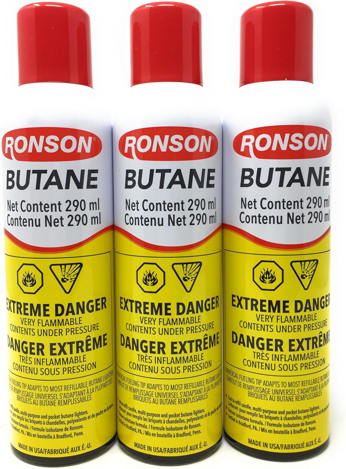 3 Cans Ronson Multi-fill Ultra Butane Fuel 5.82 Oz 165 G These Are the ...