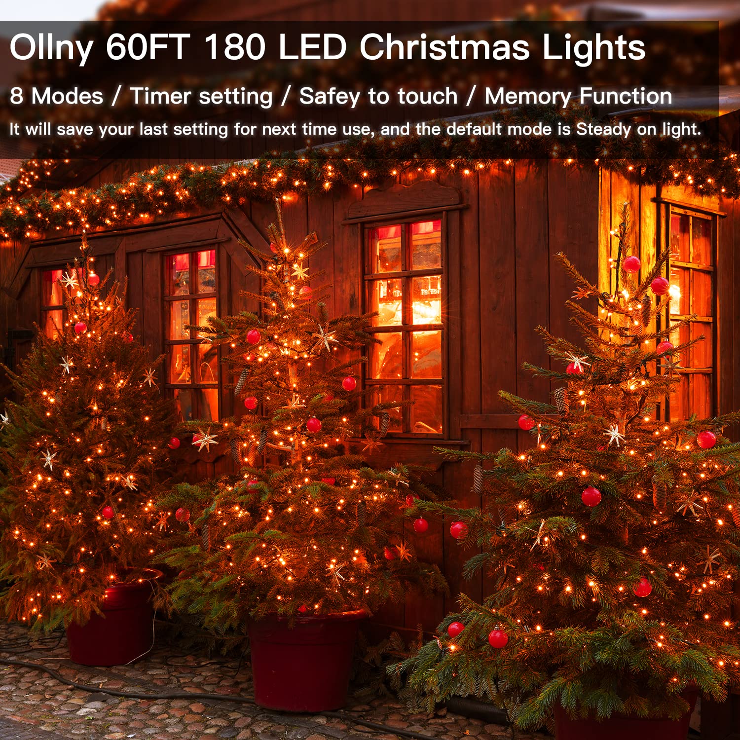 Snapklik.com : Halloween Lights Outdoor Indoor, 60 FT 180 LED Halloween ...