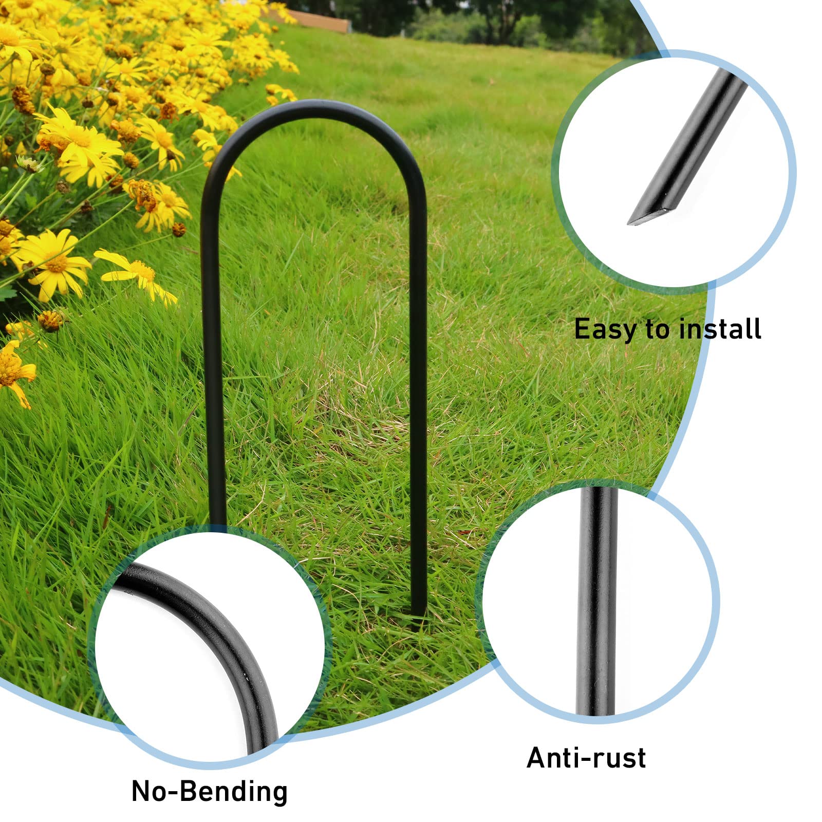 Trampoline Stakes high Wind, Heavy Duty Trampoline Anchors, Galvanized ...