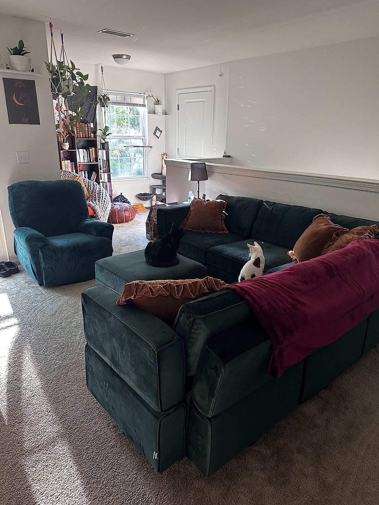 $100/mo - Finance Belffin Modular Sectional Sofa with Storage Chaises ...