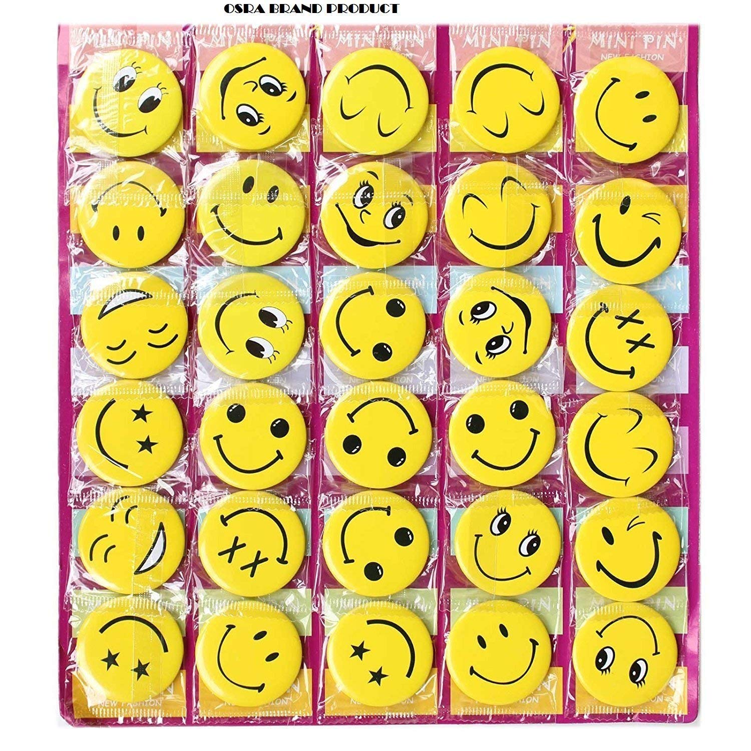 Sky Flying Smiley Emoji Expressions Badge Gang Brooch Party Favour ...
