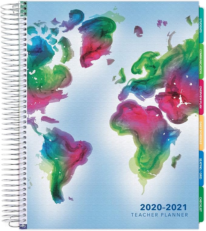 Amazon.com : DELUXE 2020-2021 DATED Teacher Planner: 8.5"x11" Includes ...
