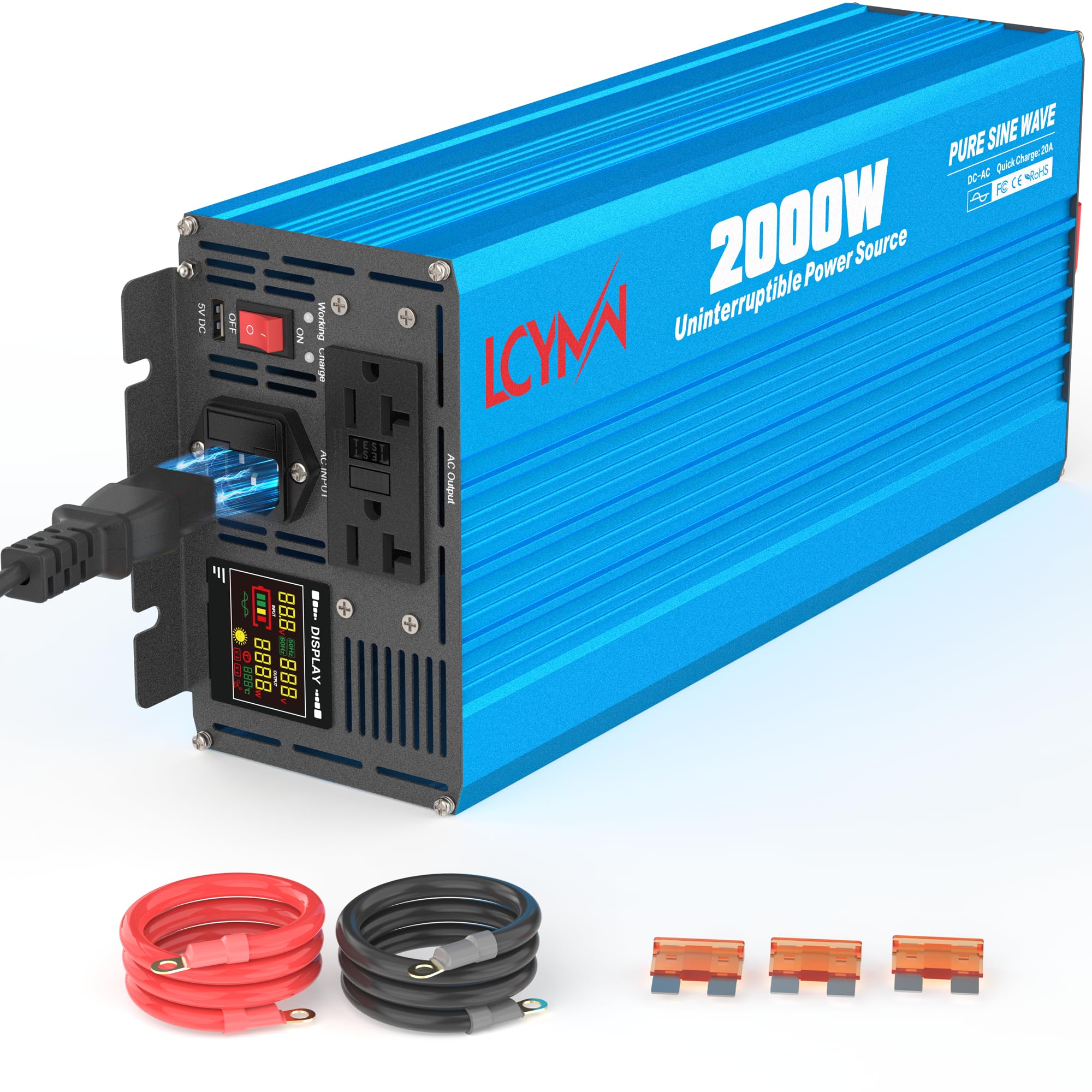 Snapklik.com : 2000W Sump Pump Battery Backup System - Uninterruptible ...