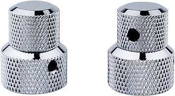 Amazon.com: Guyker 2Pcs Brass Concentric Stacked Knobs, Dual Knurled ...