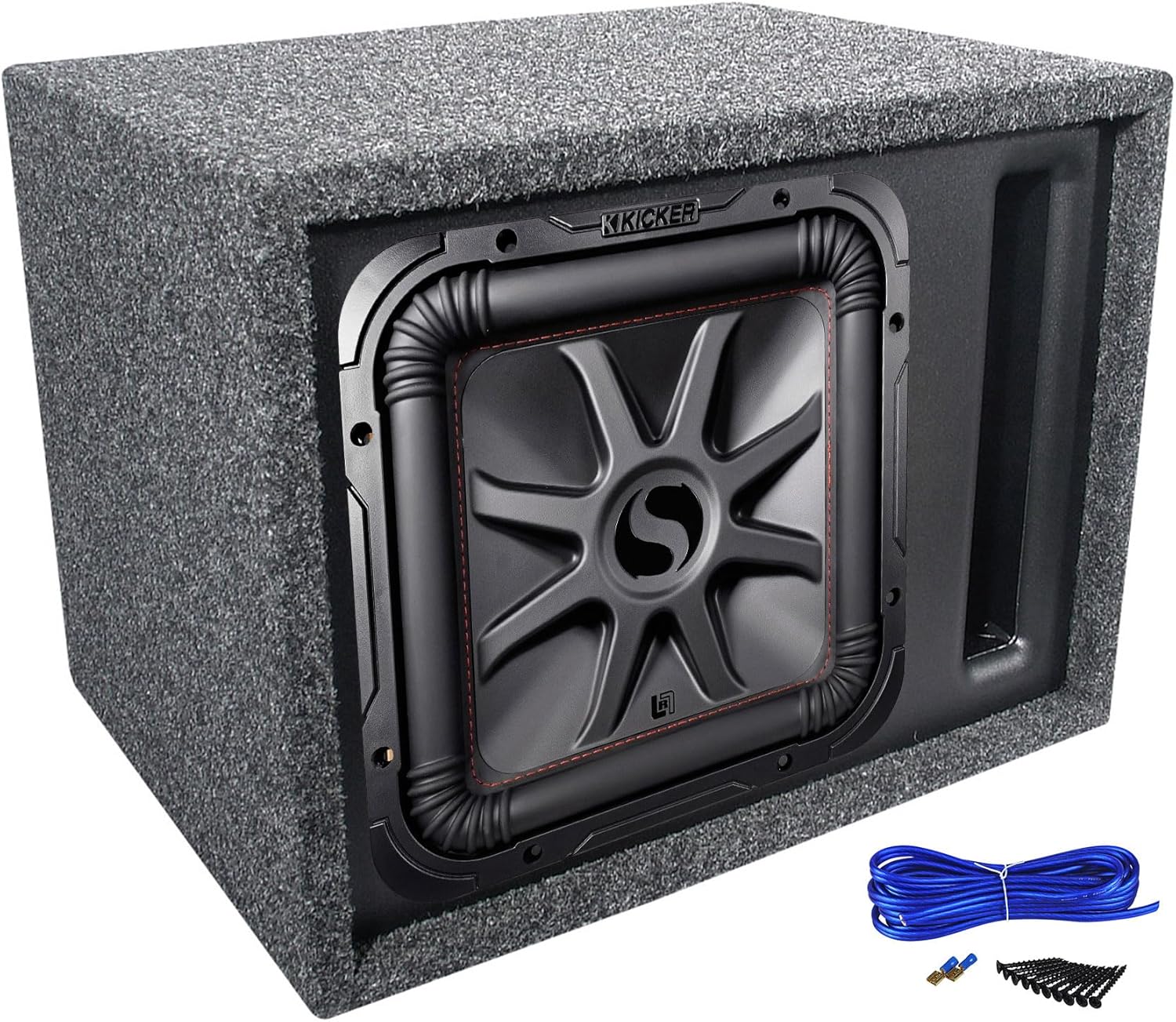 Amazon.com: KICKER (1) 45L7R122 12" 1200 Watt L7R Car Subwoofer, Solo ...
