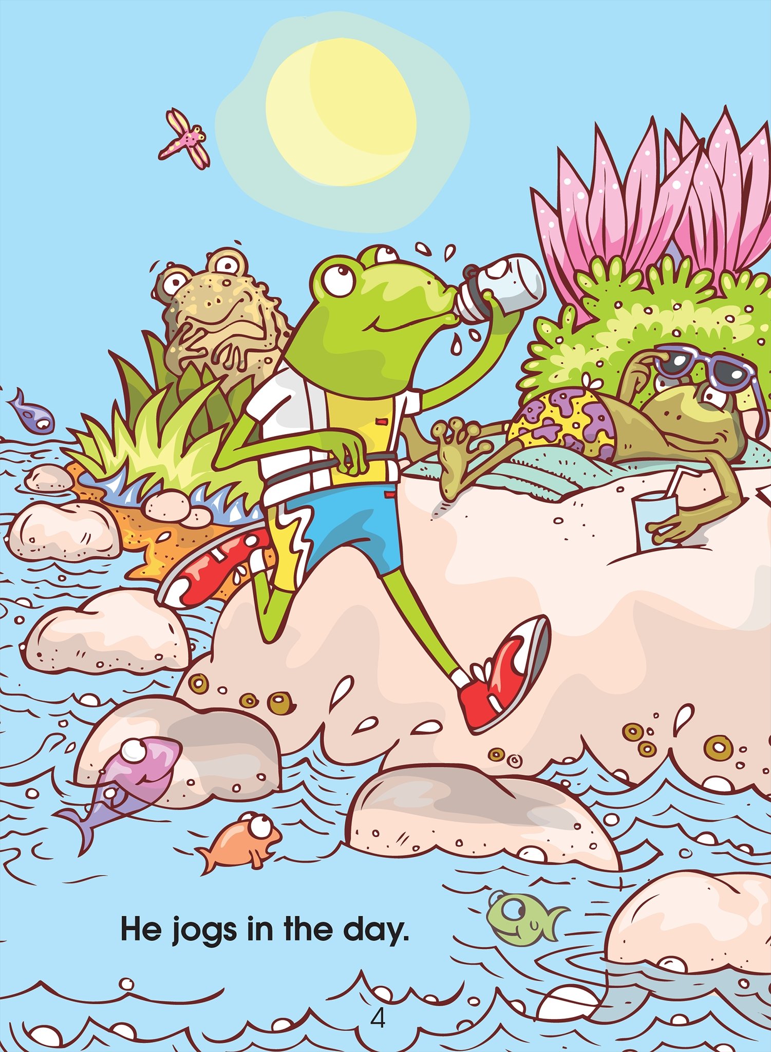 Snapklik.com : School Zone Jog Frog Jog, Start To Read Book Level 1: Ages 4 To 6, Rhyming, Early ...