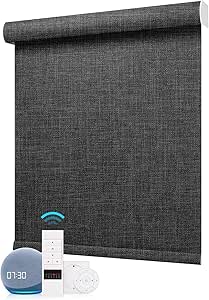 Amazon.com: ZSTARR Motorized Shades,Smart Blinds Blackout Roller Blinds Compatible with Alexa ...