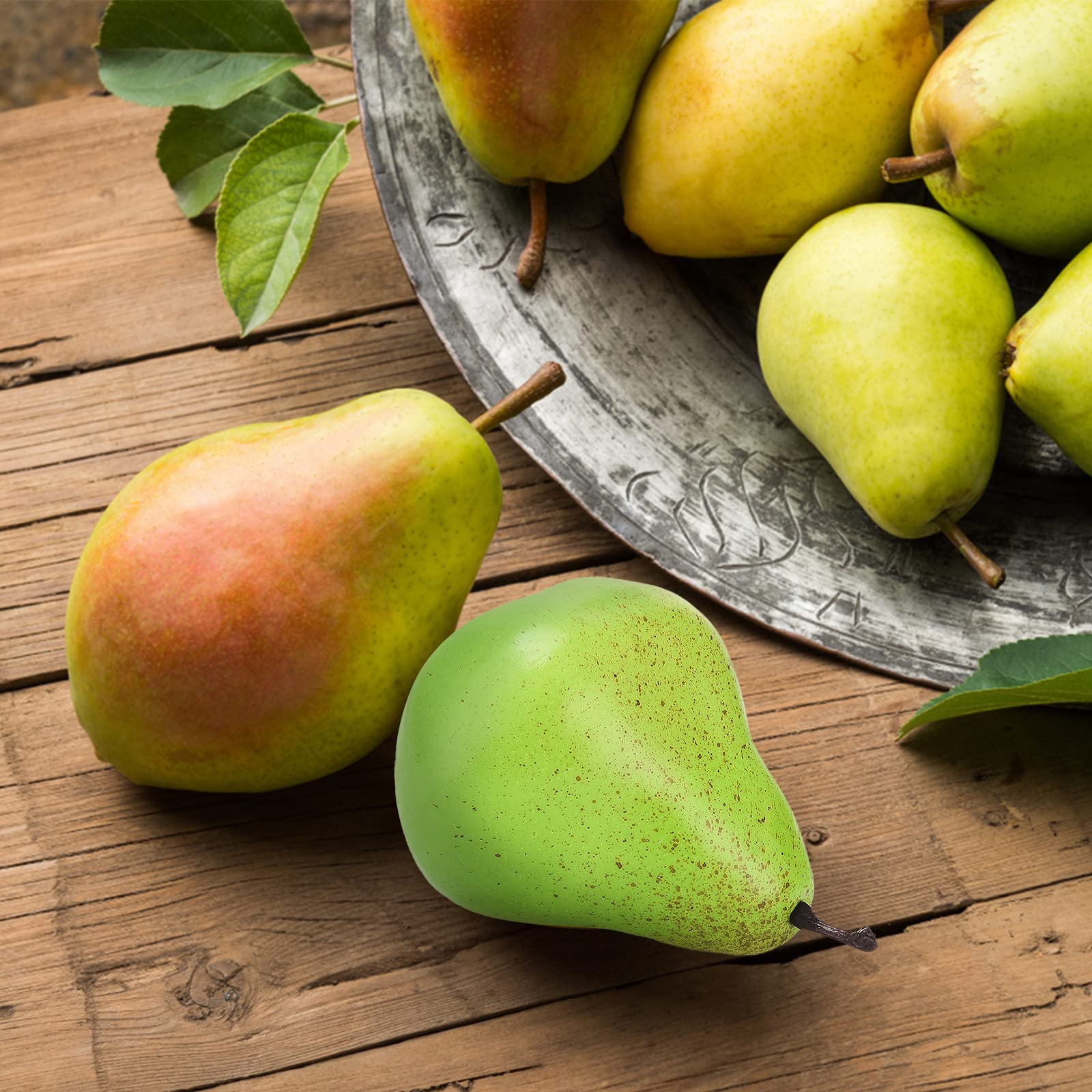 Realistic Artificial Pears VS] HIGH QUALITY Realistic Lifelike