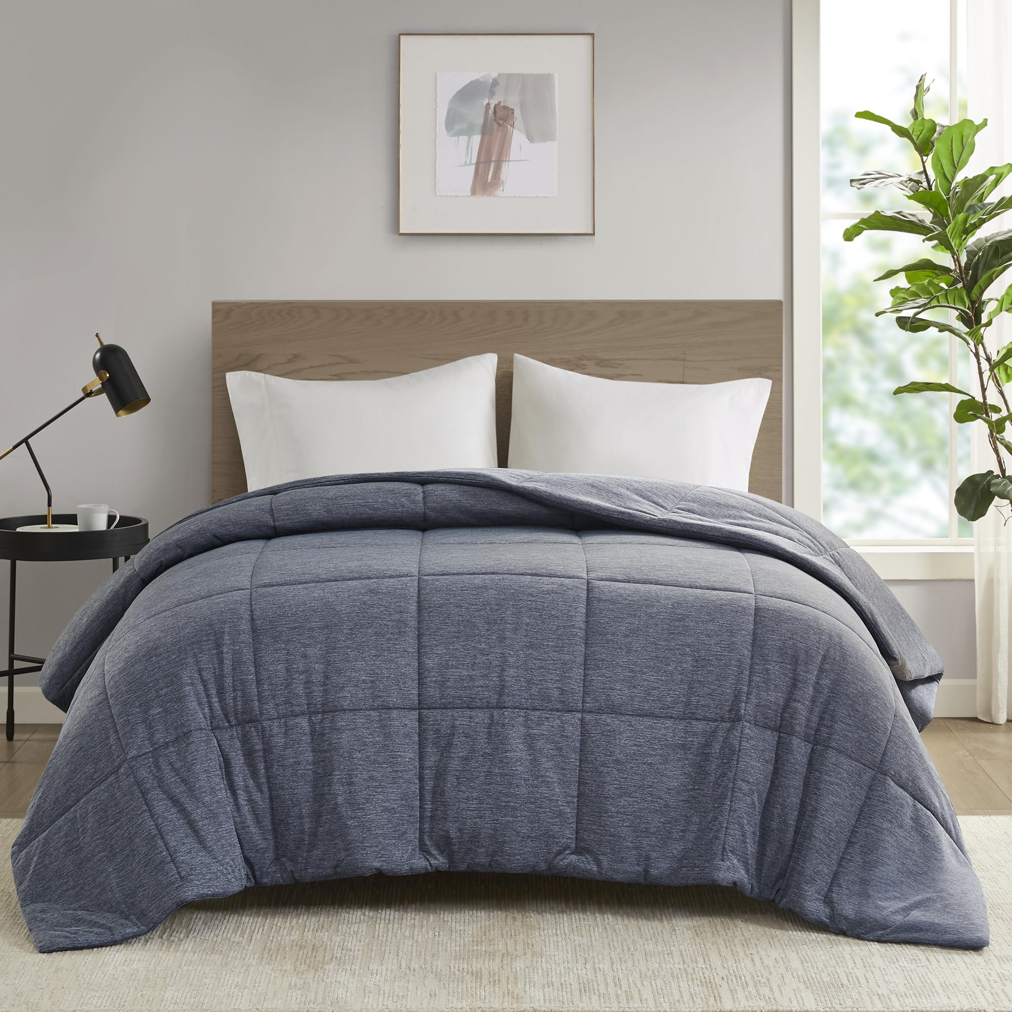 Amazon.com: Urban Habitat Queen Comforter Set, Cozy Soft Jersey Knit ...