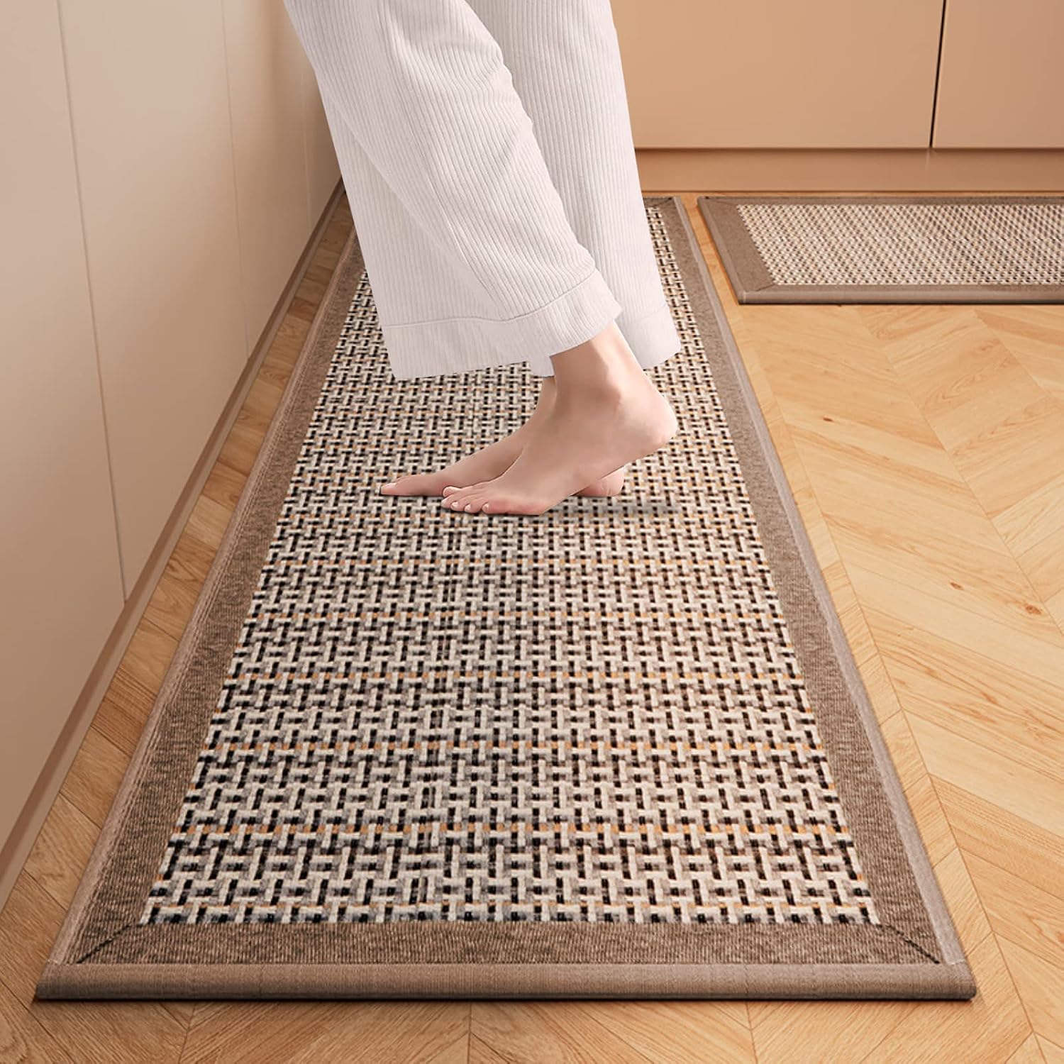 Amazon.com: Luriseminger 2PC Kitchen Rugs Non-Skid Washable Farmhouse ...