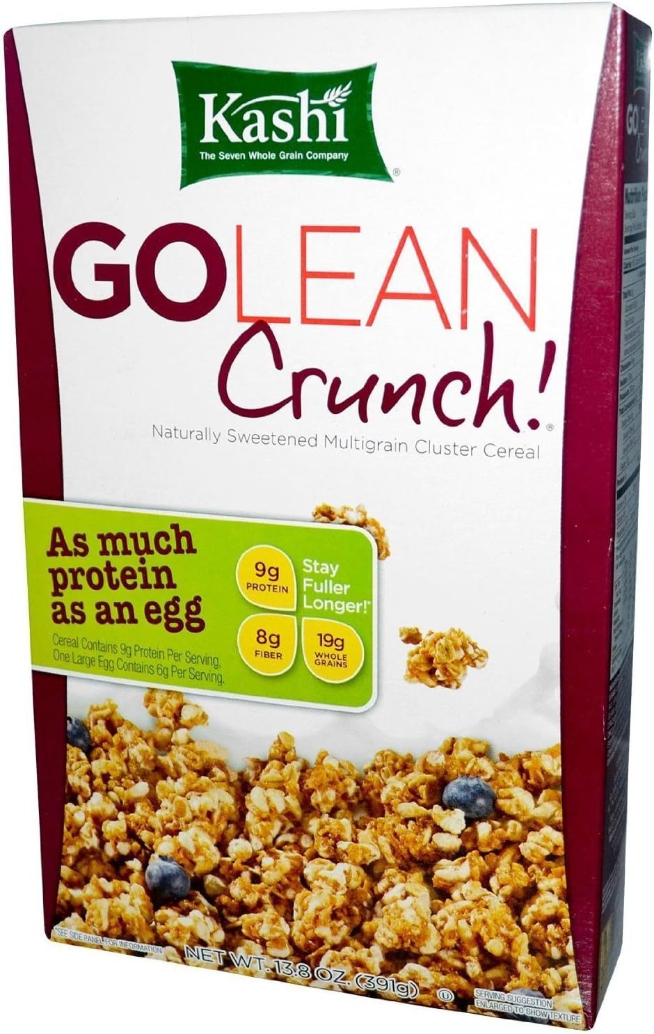 Amazon.com: Kashi Go Lean Crunch Cereal , 13.8 Ounces (Pack of 4 ...