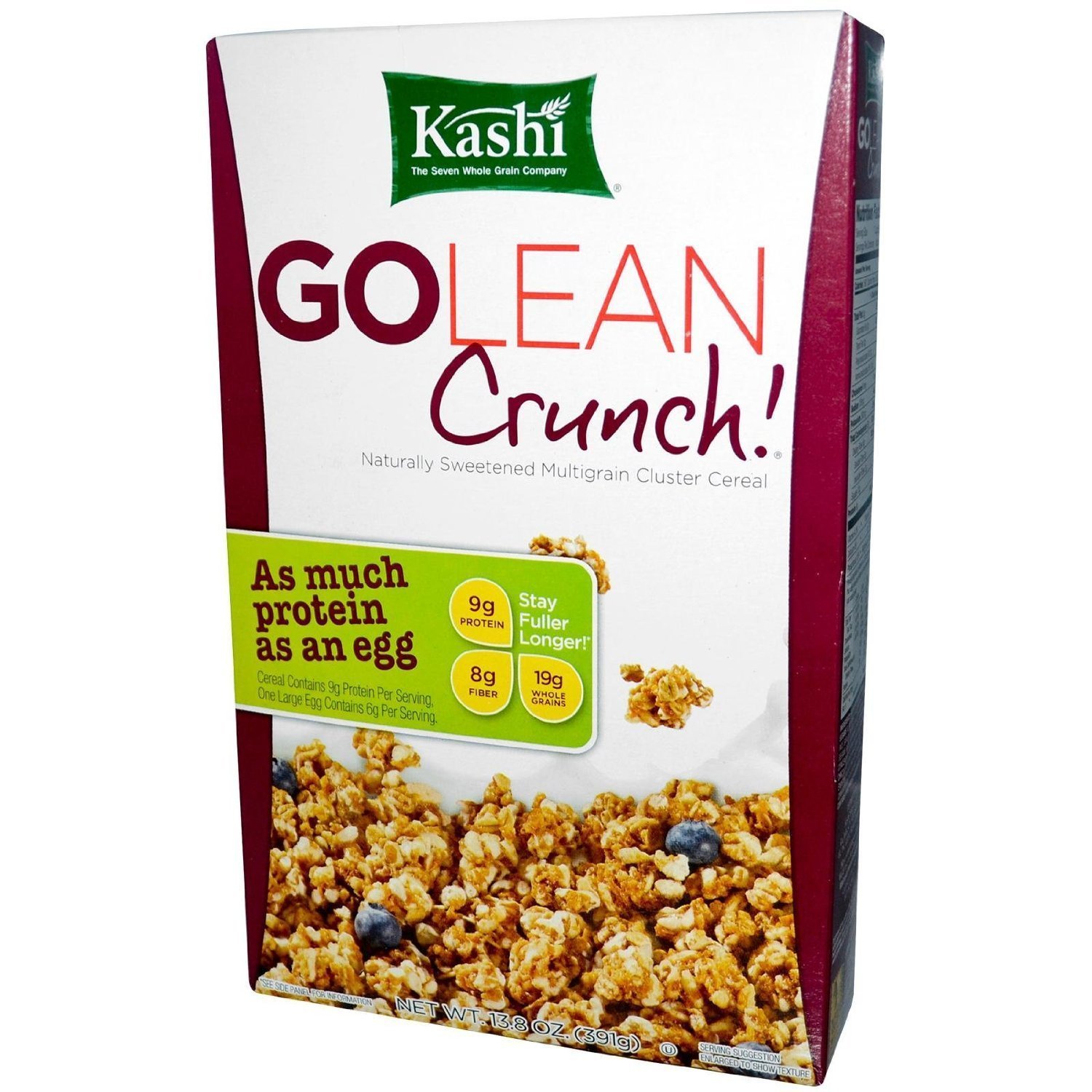 Amazon.com: Kashi Go Lean Crunch Cereal , 13.8 Ounces (Pack of 4 ...
