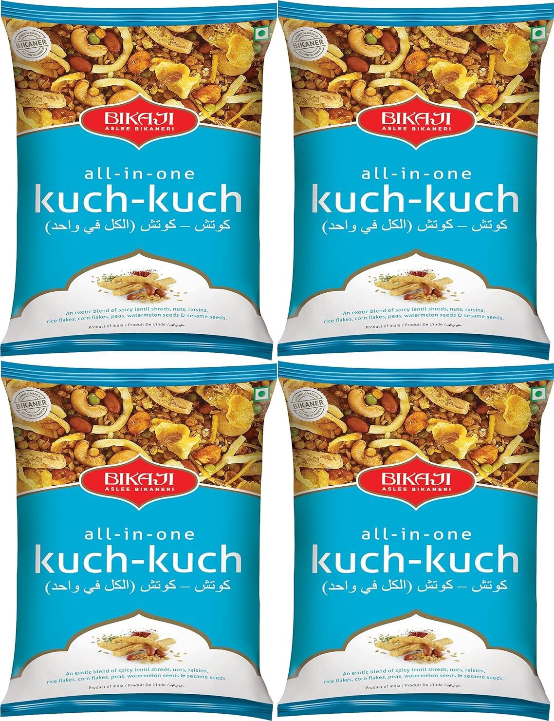 Bikaji Kuch-Kuch All In One Mixture 200g (PACK OF 4) : Amazon.in ...