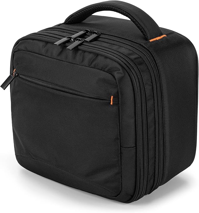 CURMIO Double Layers Projector Case, Mini Projector Carrying Bag with ...