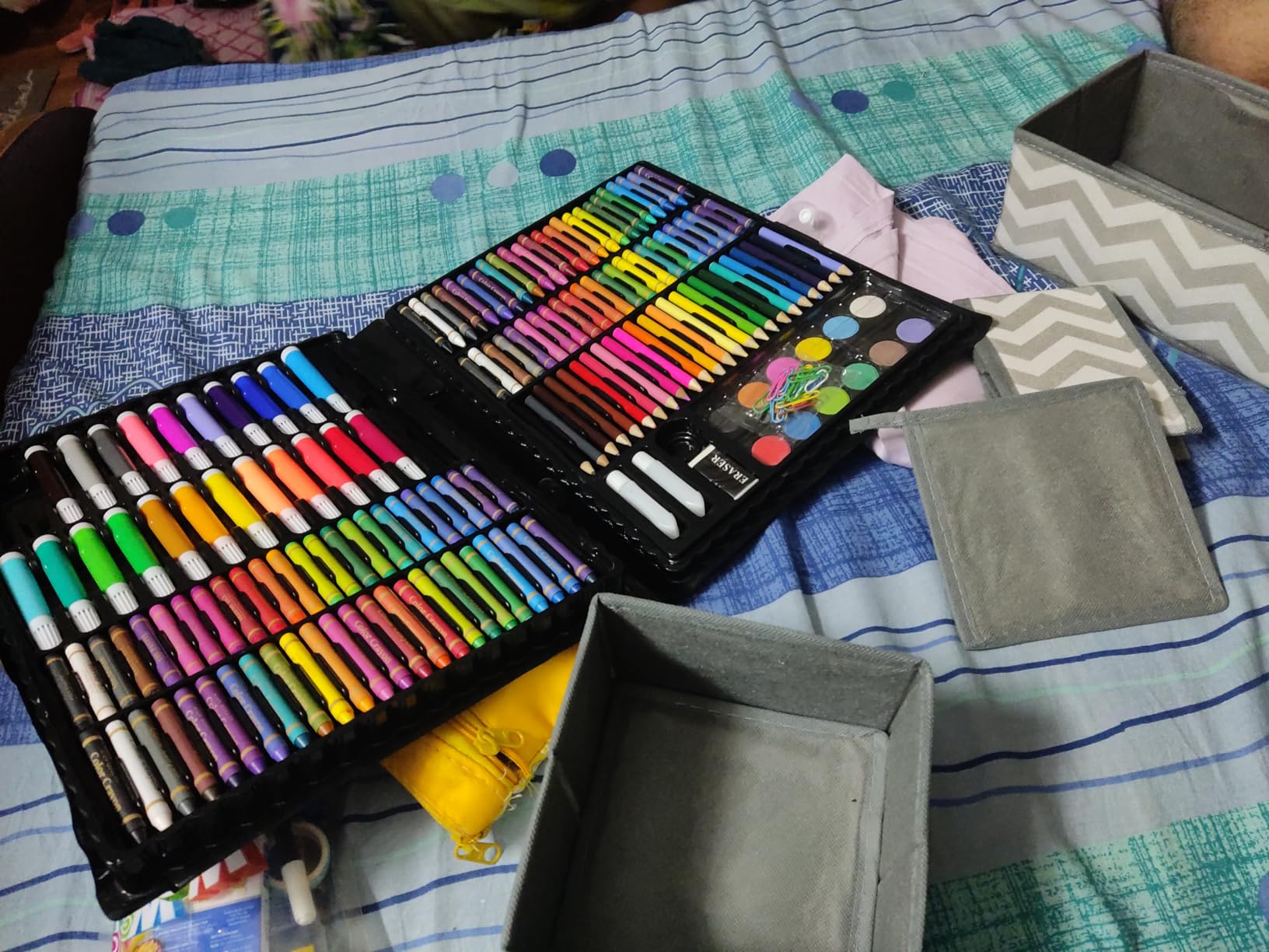 WOPPCART 168-Piece Kids Art Set,Portable Drawing Set Makes Great Gift ...