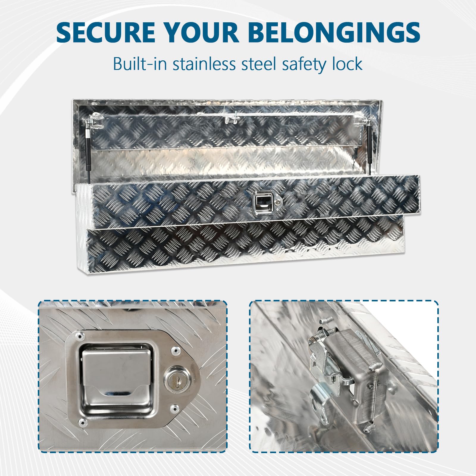 Snapklik.com : FGJQEFG 48 Inch Aluminum Side Mount Truck Tool Box Pick ...