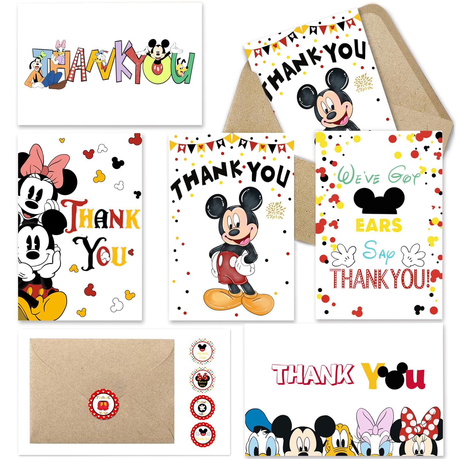 Minnie Mouse Thank You Template