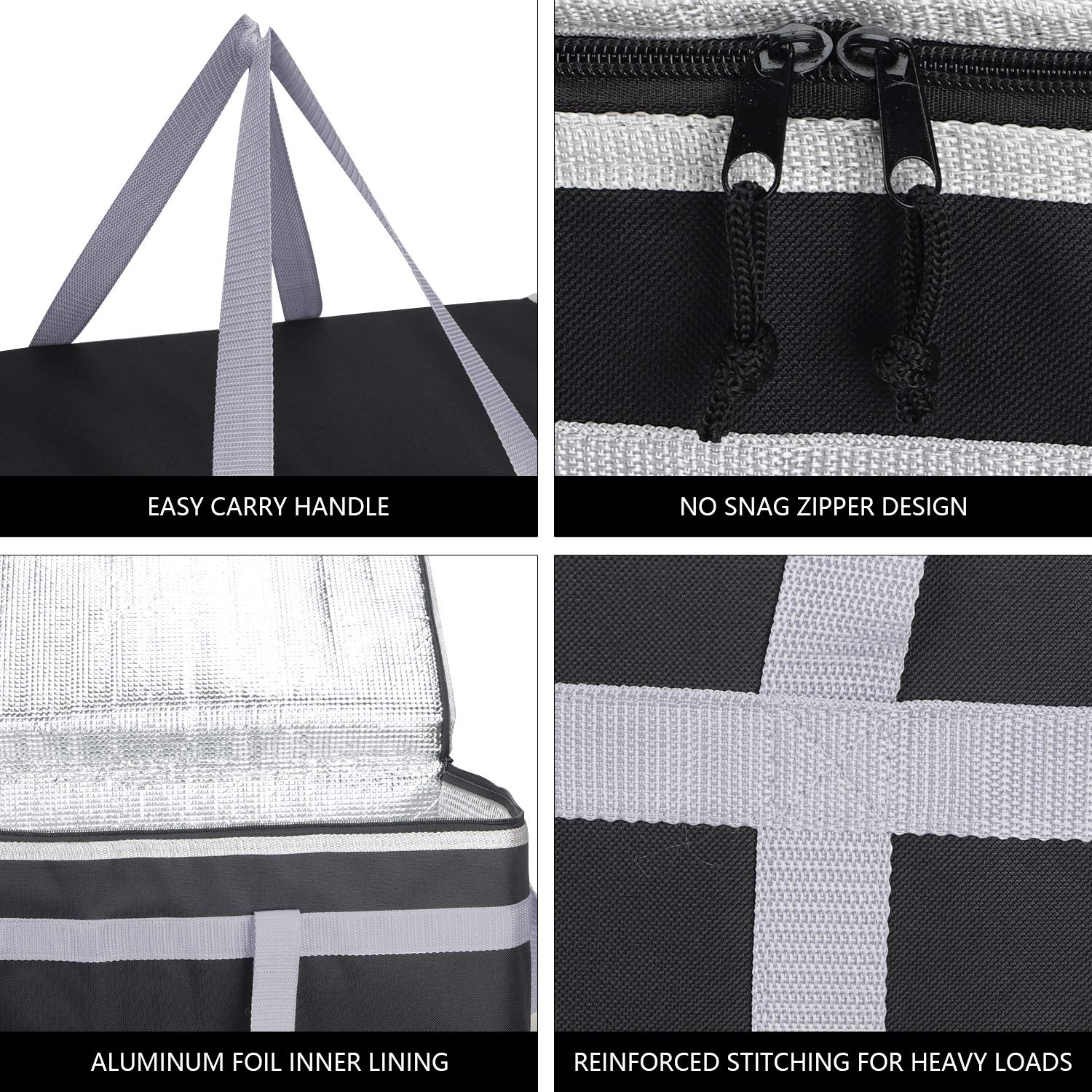 Buy 80L Food Delivery Bag, Insulated Delivery Bags for Hot Frozon Food ...