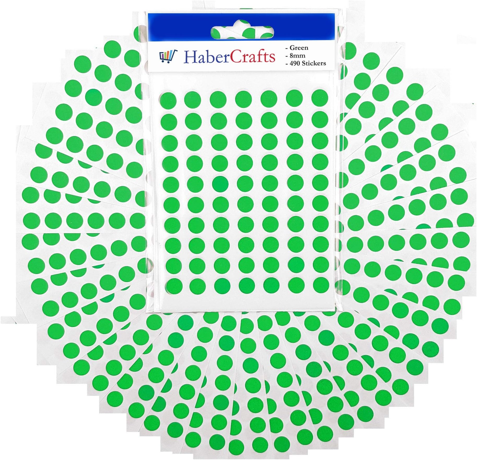 Small Round 6mm (0.2") Red Yellow & Green Circular Coloured Sticky ...