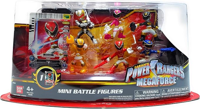 Power Rangers Megaforce Mini Battle-ready Figures, 6 Pack : Amazon.co ...