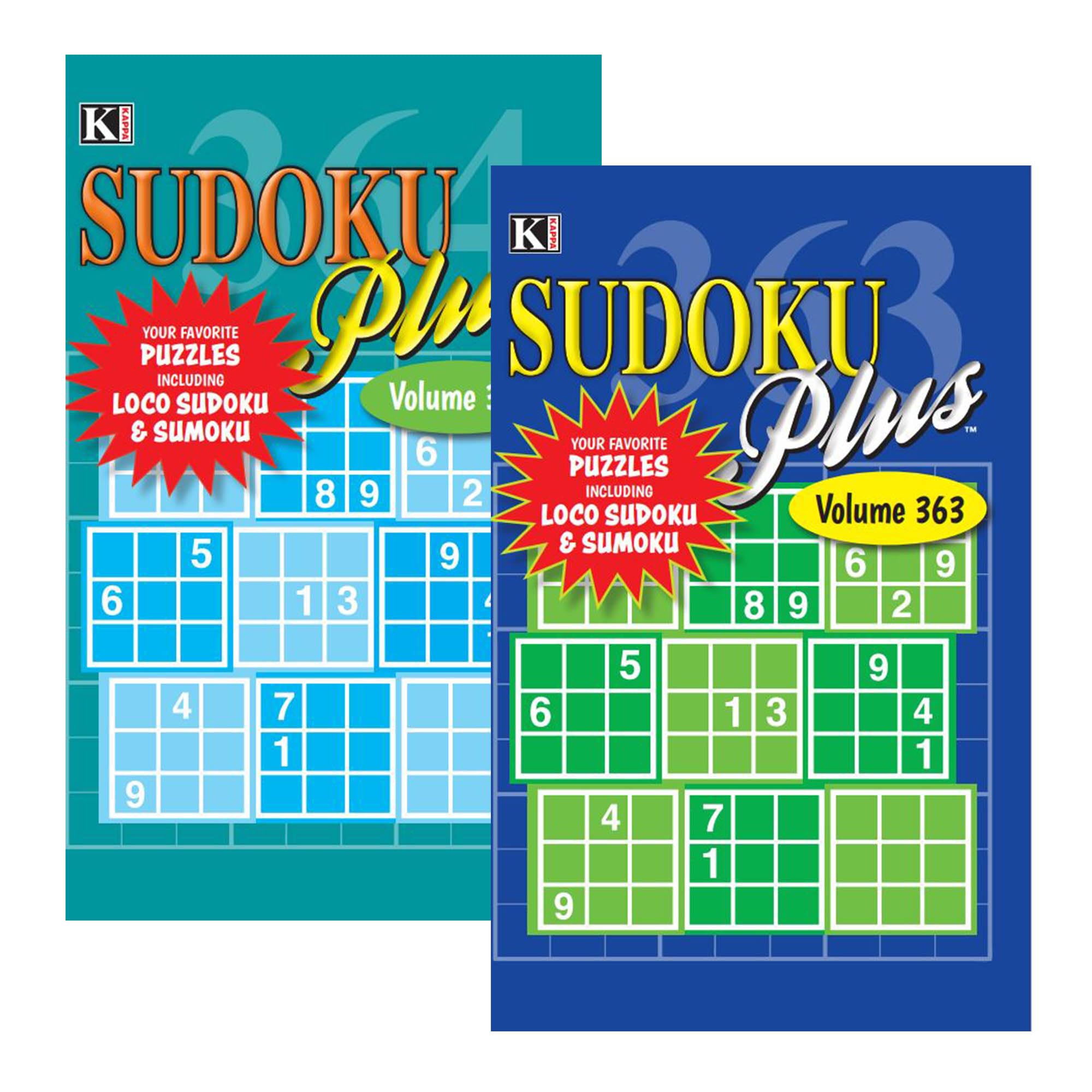 Snapklik.com : Kappa Sudoku Puzzles Book - 8" X 5" Digest Size 2 Titles ...