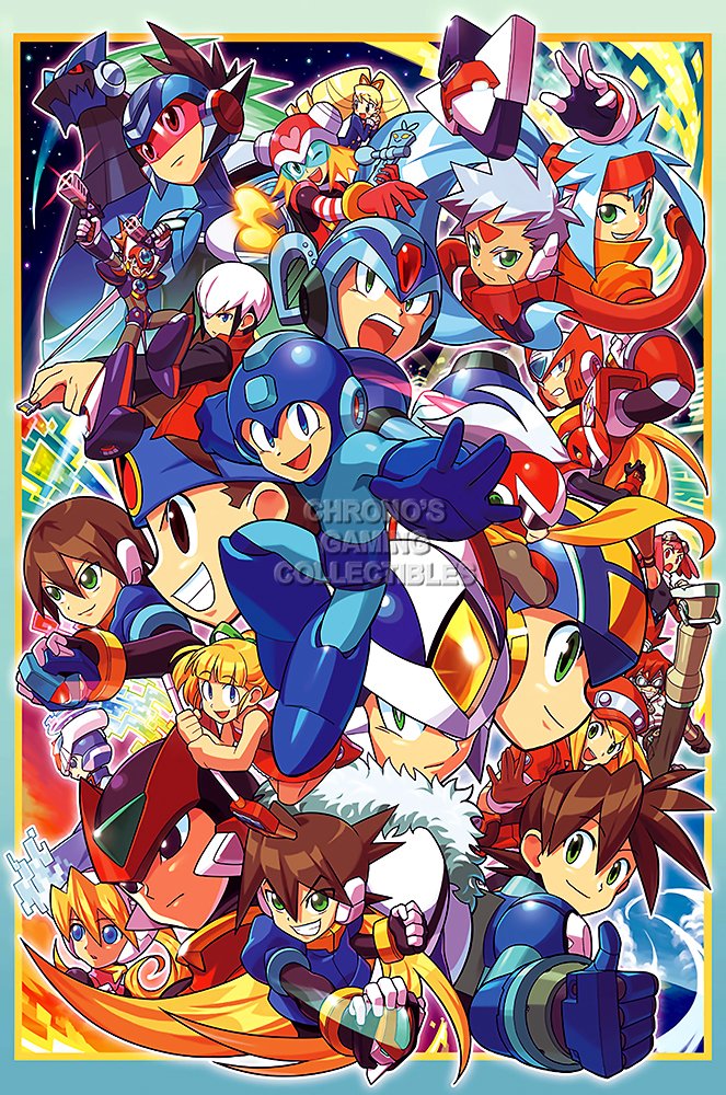 Buy PremiumPrintsG - Mega Man Zero All Art Original NES SNES GBA 1 2 3 ...